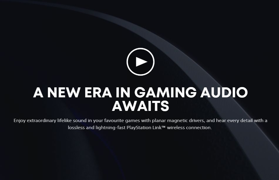 Полноразмерные Полноразмерные Sony PlayStation PULSE Elite Беспроводное ...