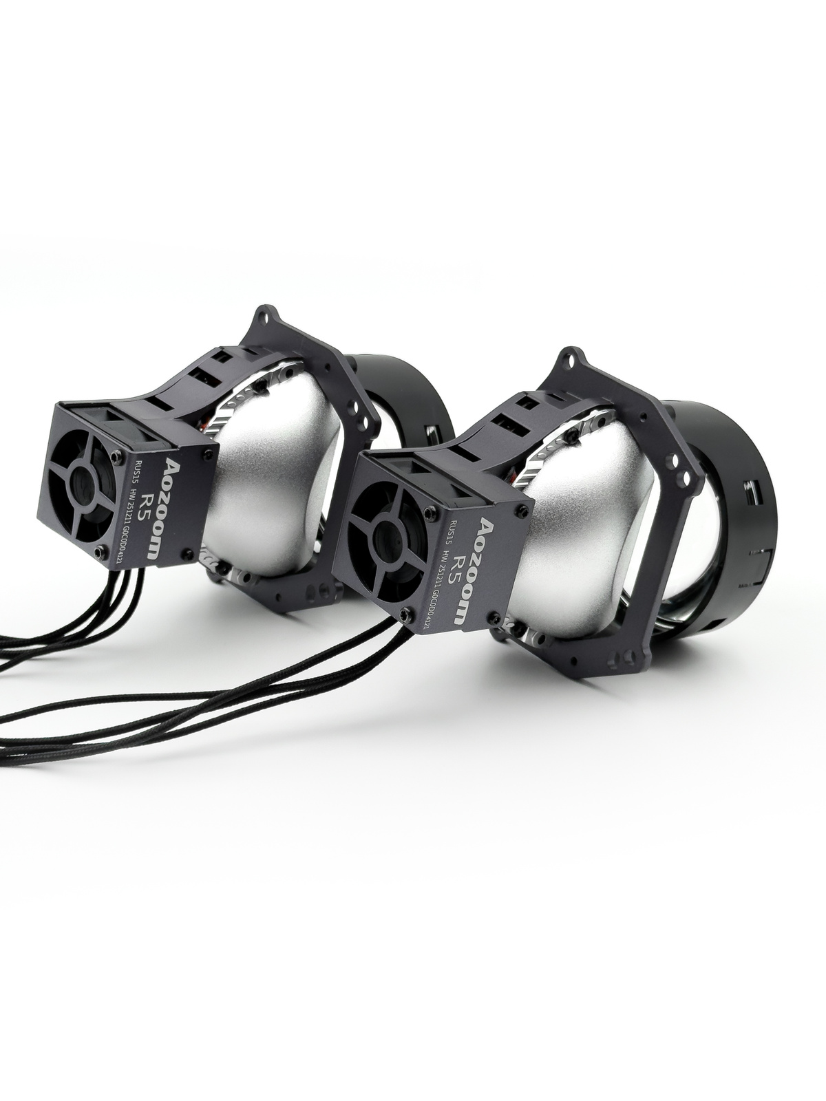 Bi-LED линзы Aozoom R5 75w для замены штатных линз на Toyota Corolla ...