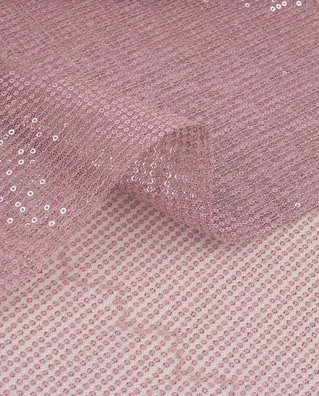 Ткань для шитья и дома Пайетка на сетке, отрез 15 м*140 см, цвет ...