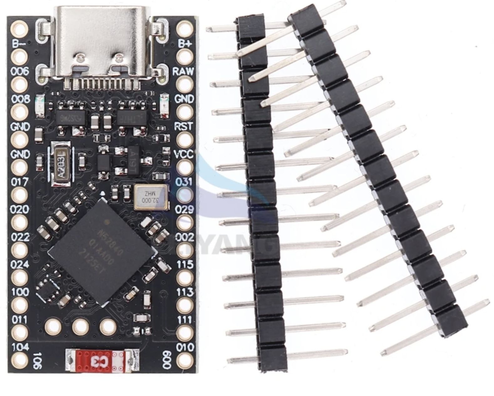 Модуль контроллер NRF52840 совместимая с Nice!Nano V2.0 Bluetooth Pro ...