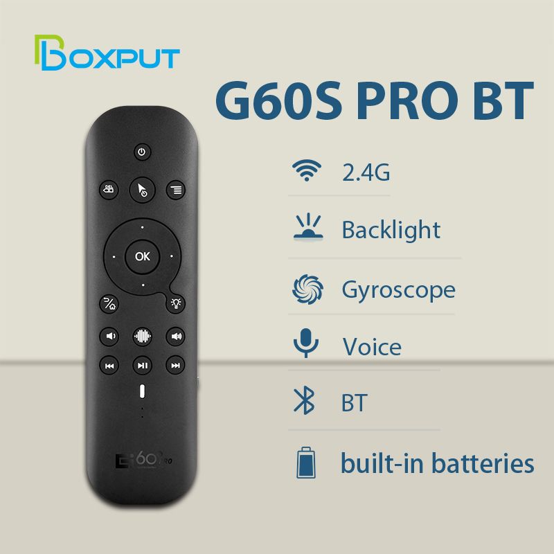 Универсальный пульт для телевизора BOXPUT / G60s pro BT/air mouse (2.4G ...