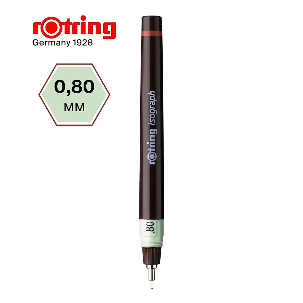 Изограф Rotring 0,80 мм, для точного технического рисования купить на ...