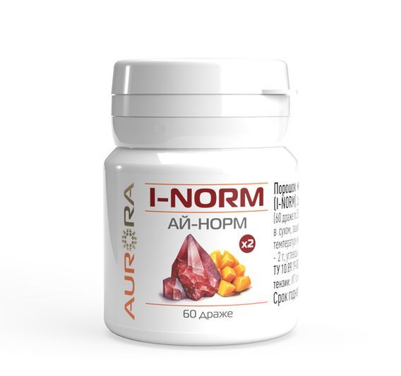 i-Norm х2 йод 60 драже 250 мг купить на OZON по низкой цене (1782120084)