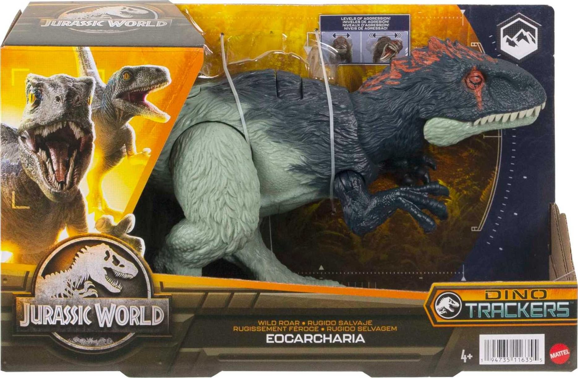 Фигурки и аксессуары Mattel Jurassic World Wild Roar Dinosaur Toy with ...