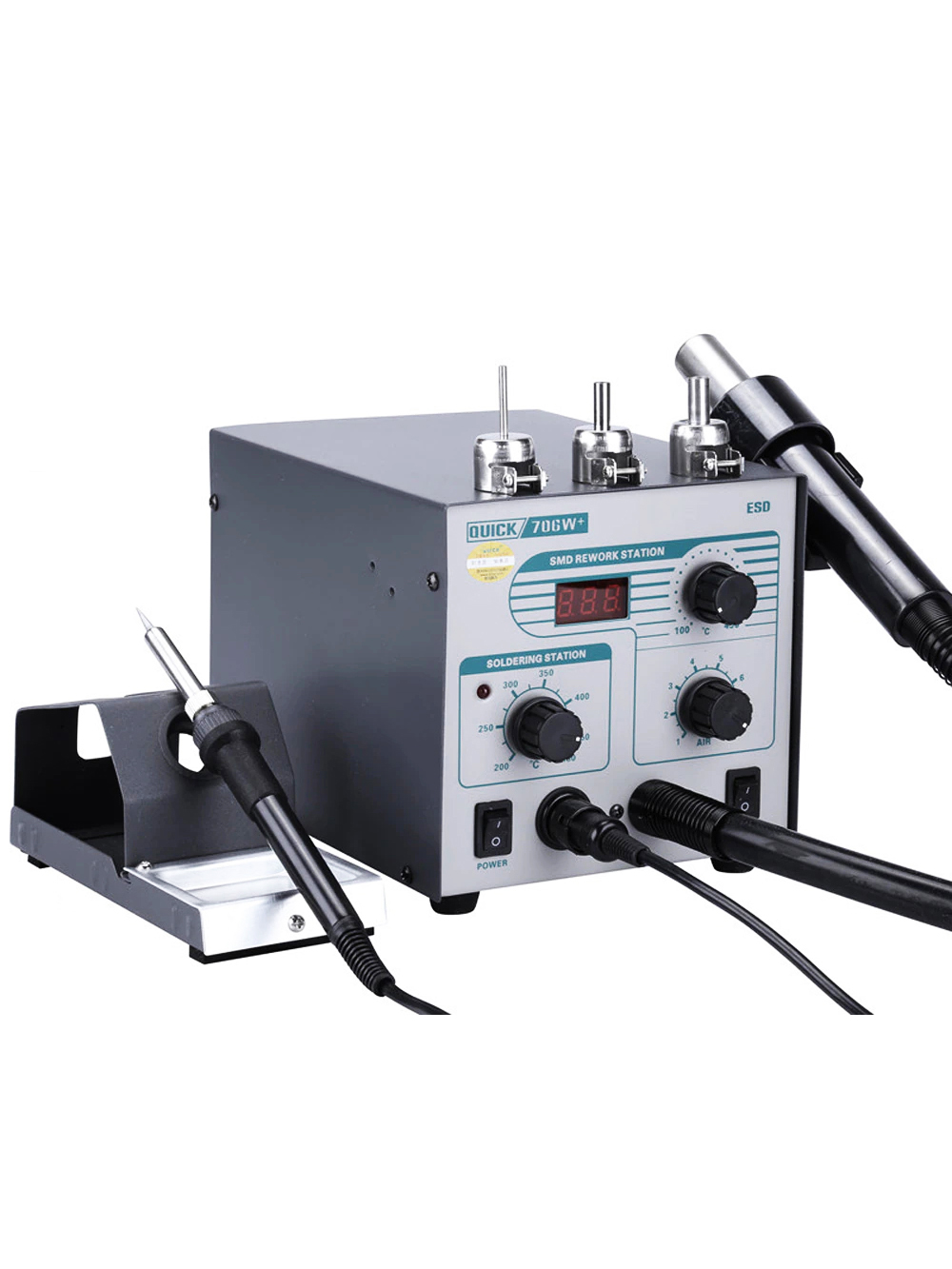Паяльная станция с термофеном Quick 706W+ купить на OZON по низкой цене ...