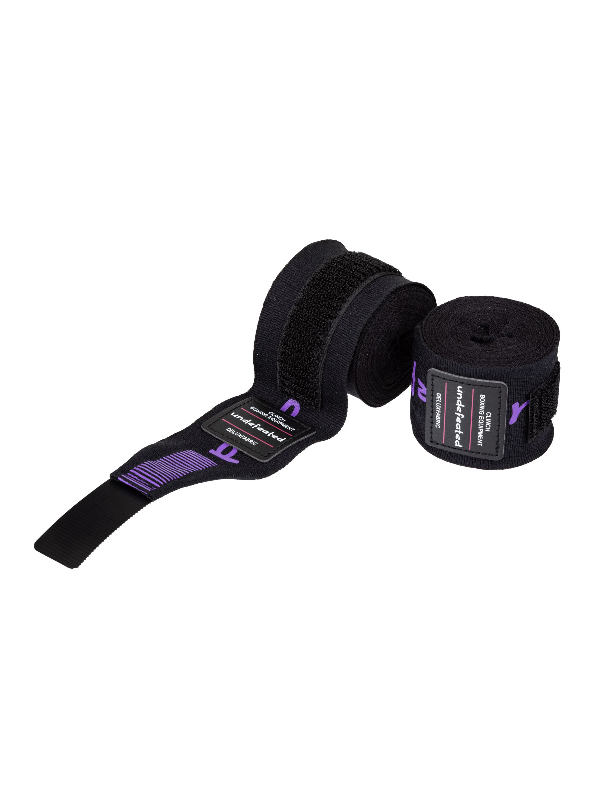 Бинты боксерские Clinch Boxing Hand Wrap Undefeated черные (длина 3.5 м ...
