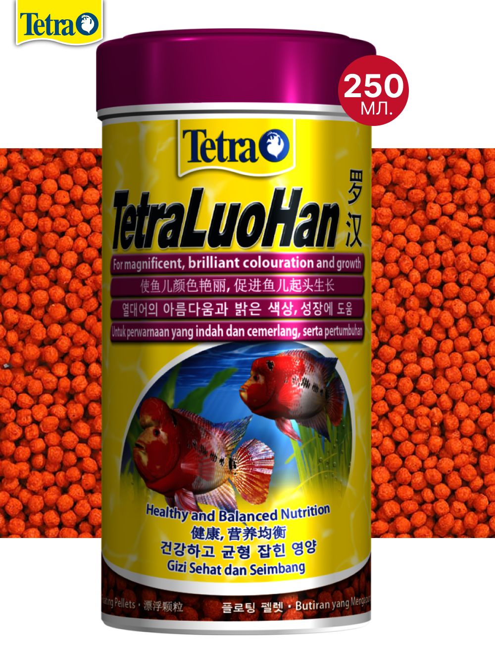 Корм для рыб Tetra Luo Han 250мл купить на OZON по низкой цене (1875141887)