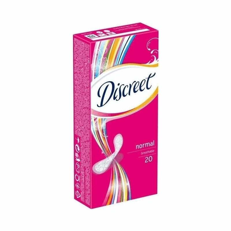 Discreet Normal Прокладки ежедневные 20 шт купить на OZON по низкой ...