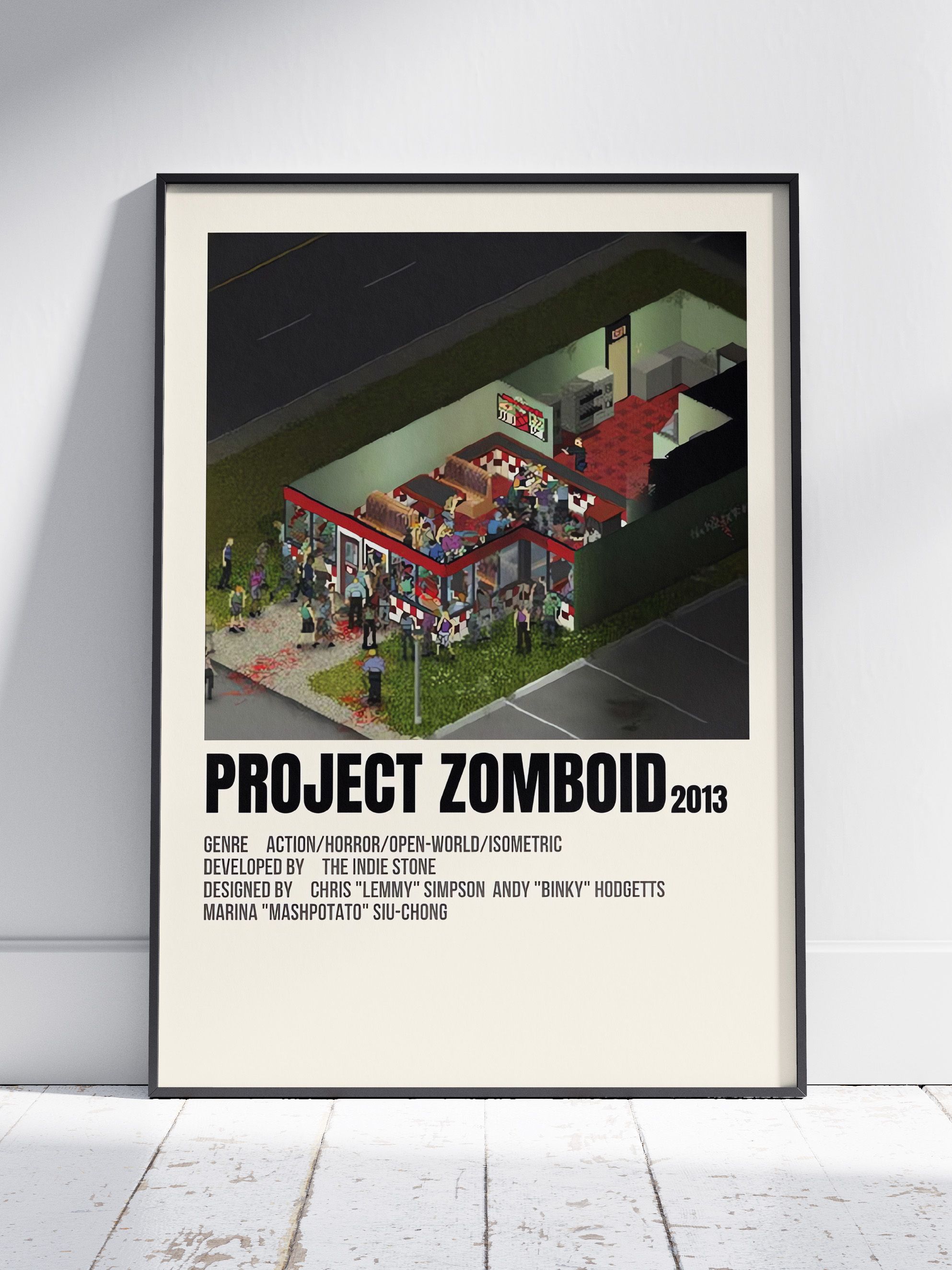 Постер HEAVEN POSTER Люди, Арт Project Zomboid 8, 42 30 купить c ...