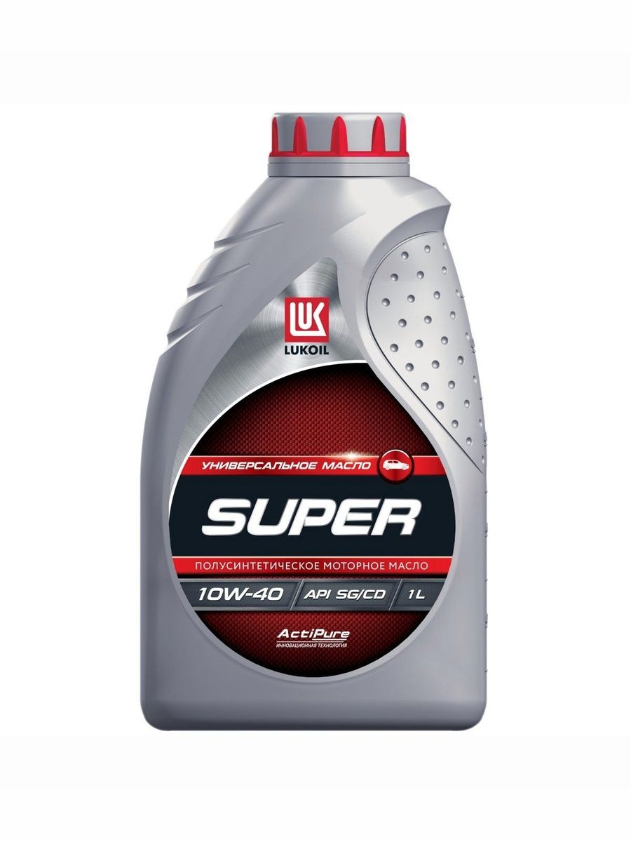 Масло моторное ЛУКОЙЛ (LUKOIL) Супер 10W40 10W-40 Полусинтетическое 1 л ...