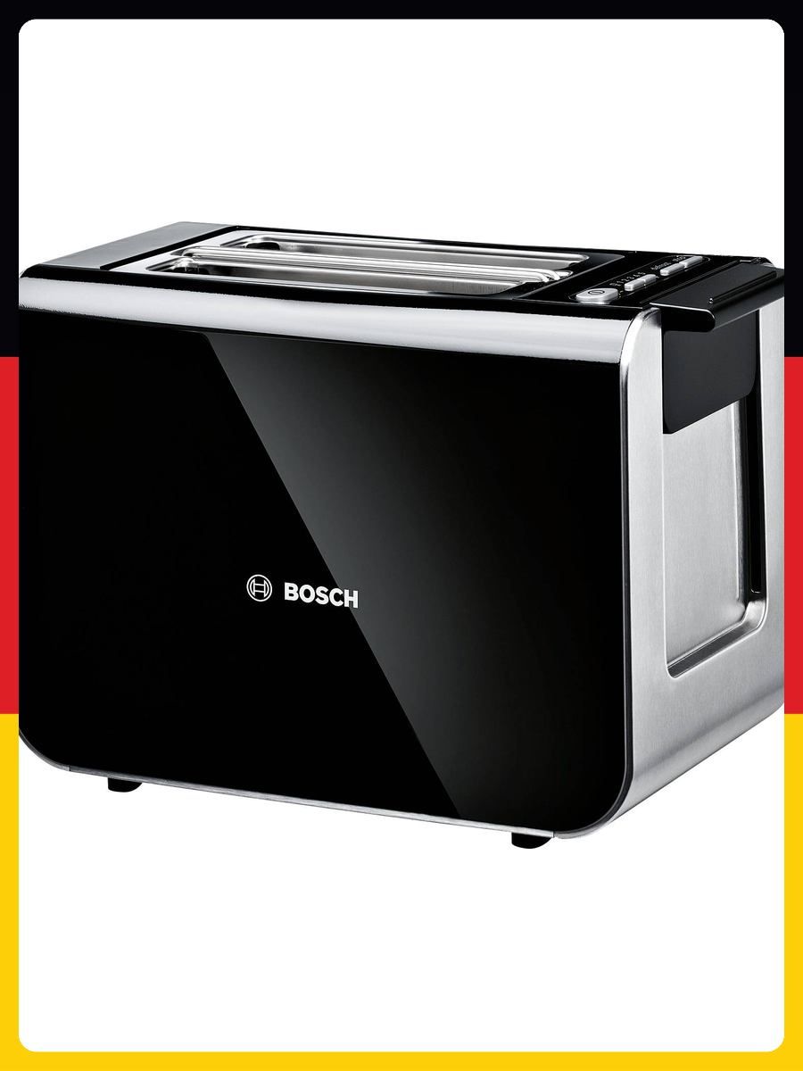 Bosch Тостер Compact Styline 860 Вт, черный купить на OZON по низкой ...