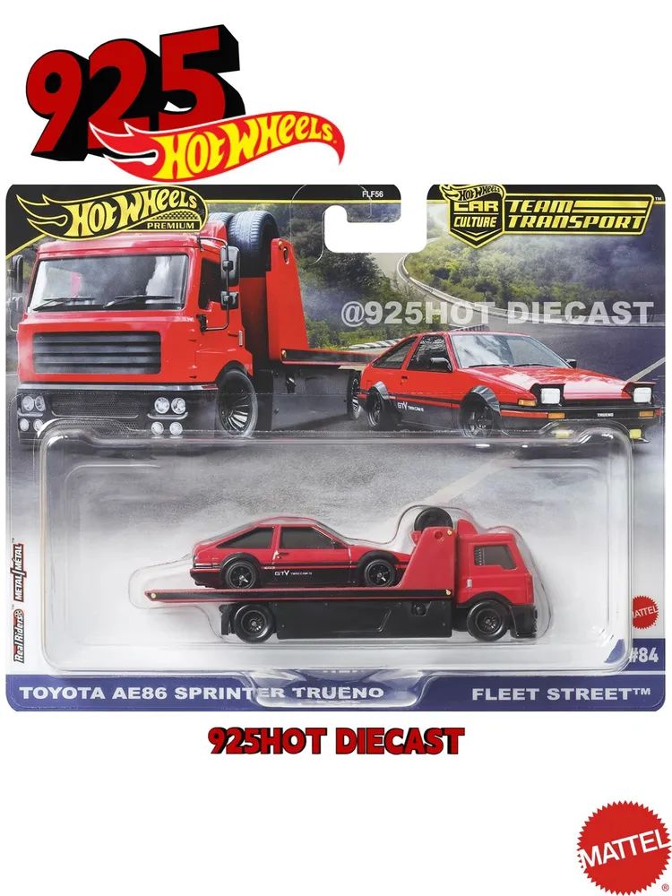 Машинка Hot Wheels Premium Team Transport FLF56 Toyota AE86 Sprinter ...