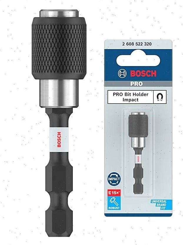 BOSCH 2608522320 Держатель бит Impact, быстросменный, 60 мм ...