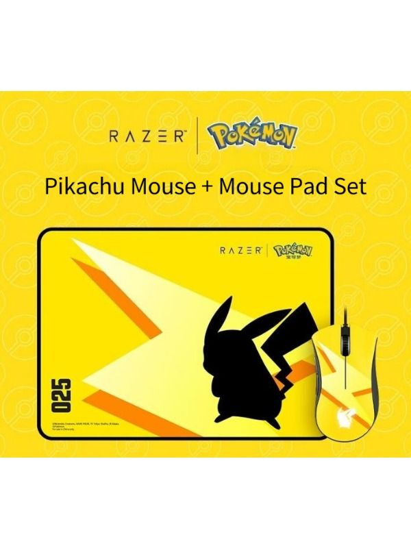 Игровая мышь проводная Razer проводная Pokémon Pikachu Mouse + Mouse ...