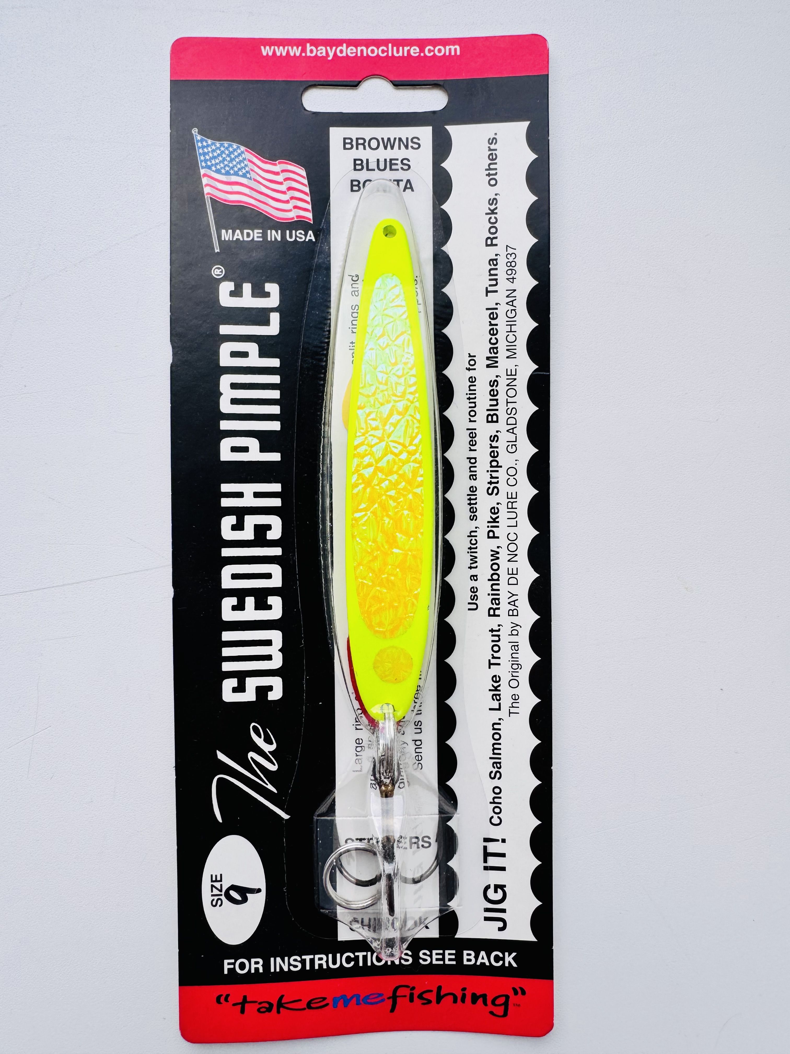 Вертикальная Блесна Bay de Noc LURE Company зимняя The Swedish Pimple 8 ...