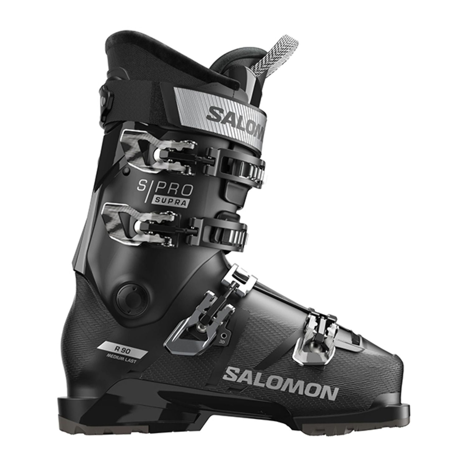 Ботинки горнолыжные Salomon S/Pro Supra R90 W GW Black/Silver Met. 25/ ...