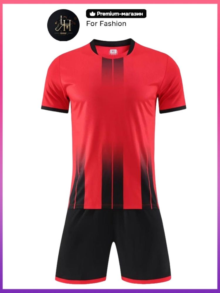Форма футбольная Мужской JH-FASHION Спортивный с шортами красный ...