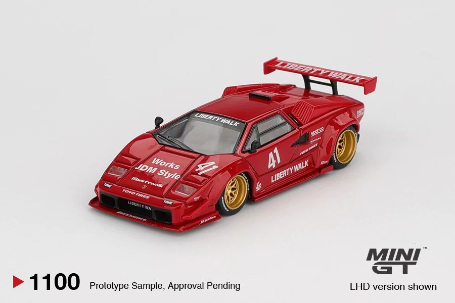 Машинка MINI GT MODEL 1:64 #1100 Lamborghini Contessa Red Die-cast ...