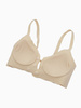 Бюстгальтер Женский OIRO бесшовный, размер 44 бежевый Полиамид, Эластан Повседневный Китай ...