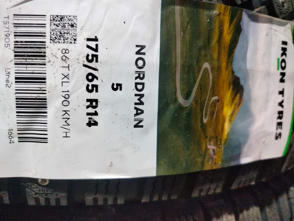 Ikon Tyres шипованные шины Шины зимние 175/65 R14 86T (4582077138)