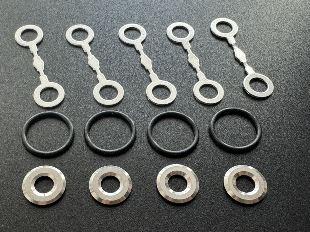 Комплект колечек топливной форсунки на 4 штук для TOYOTA 1KDFTE, 2KDFTE ...