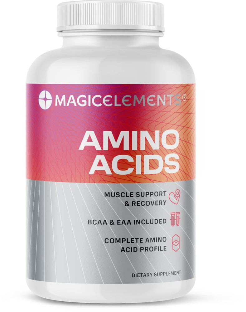 Amino Acids Magic Elements 1115 мг комплекс аминокислотный, спортпит ...