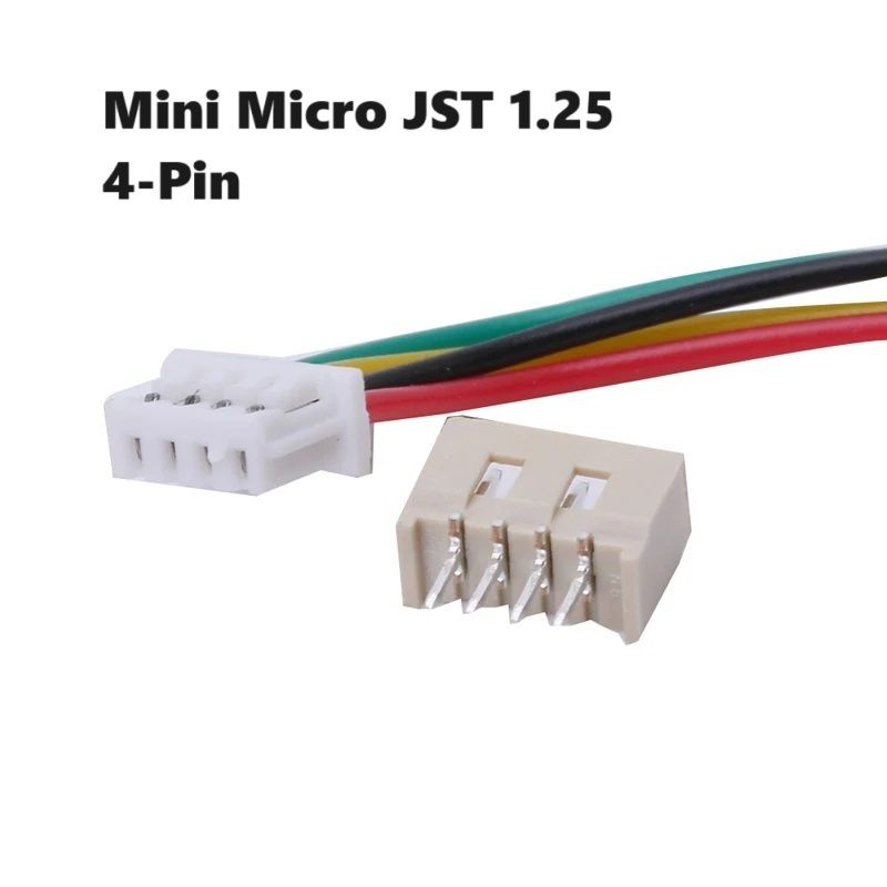 Адаптер переходник Mini Micro JST 1.25 (папа / мама) 240 кабель PH4 4-Pin TTL 4Pin GND JST T-1 4 ...