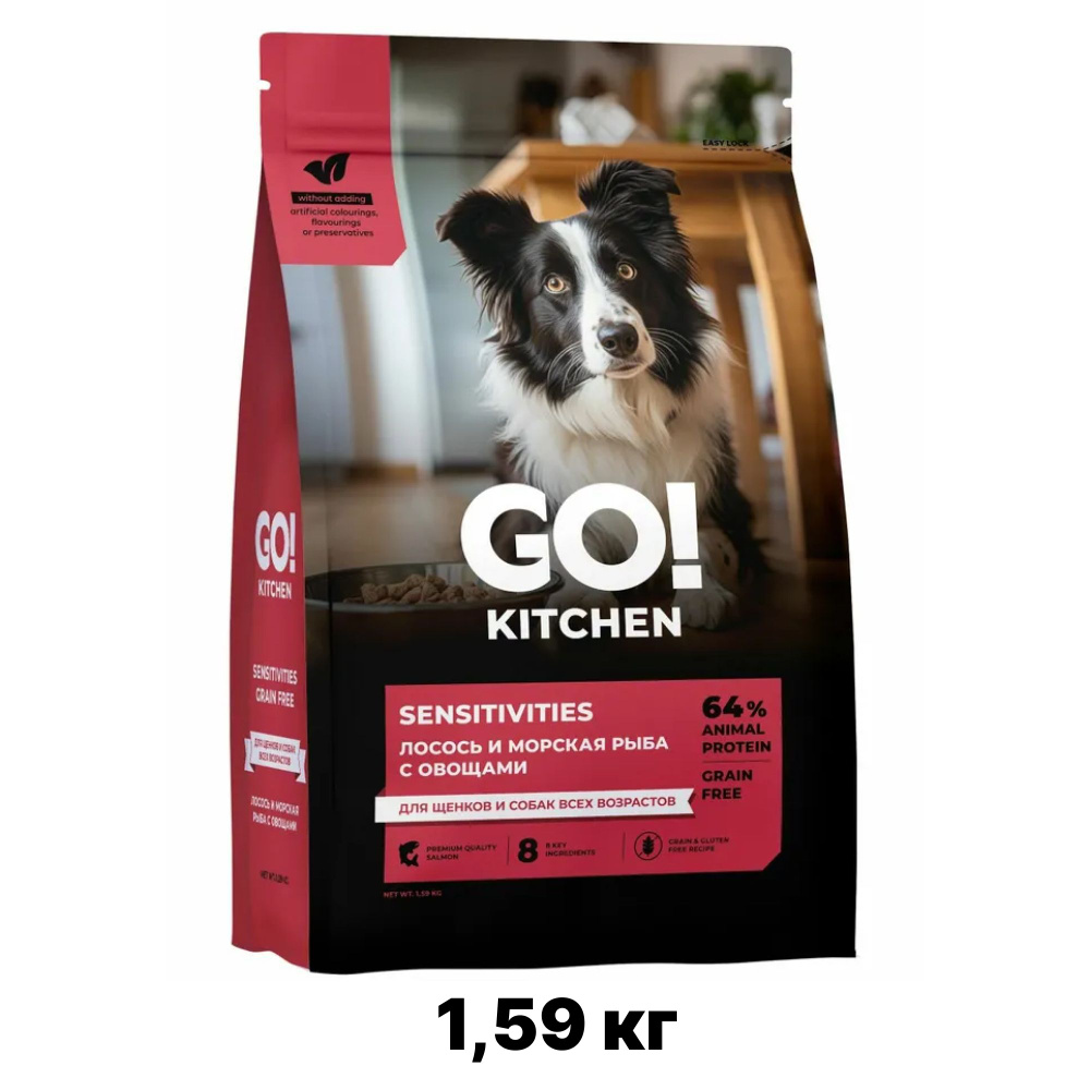 Сухой корм GO! KITCHEN (GO! Solutions) Sensitivities Grain Free для ...
