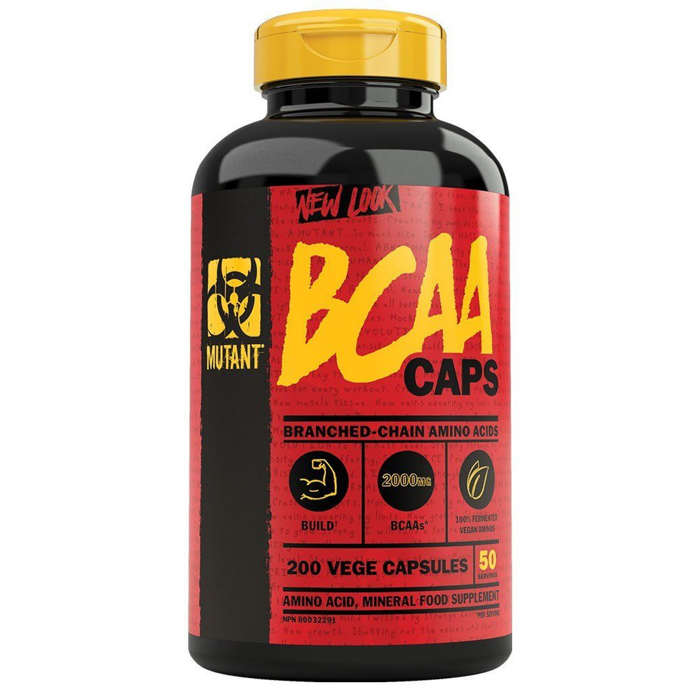 Mutant BCAA Caps Fit Foods 200 vege capsules / Мутант БЦАА Капс Фит ...