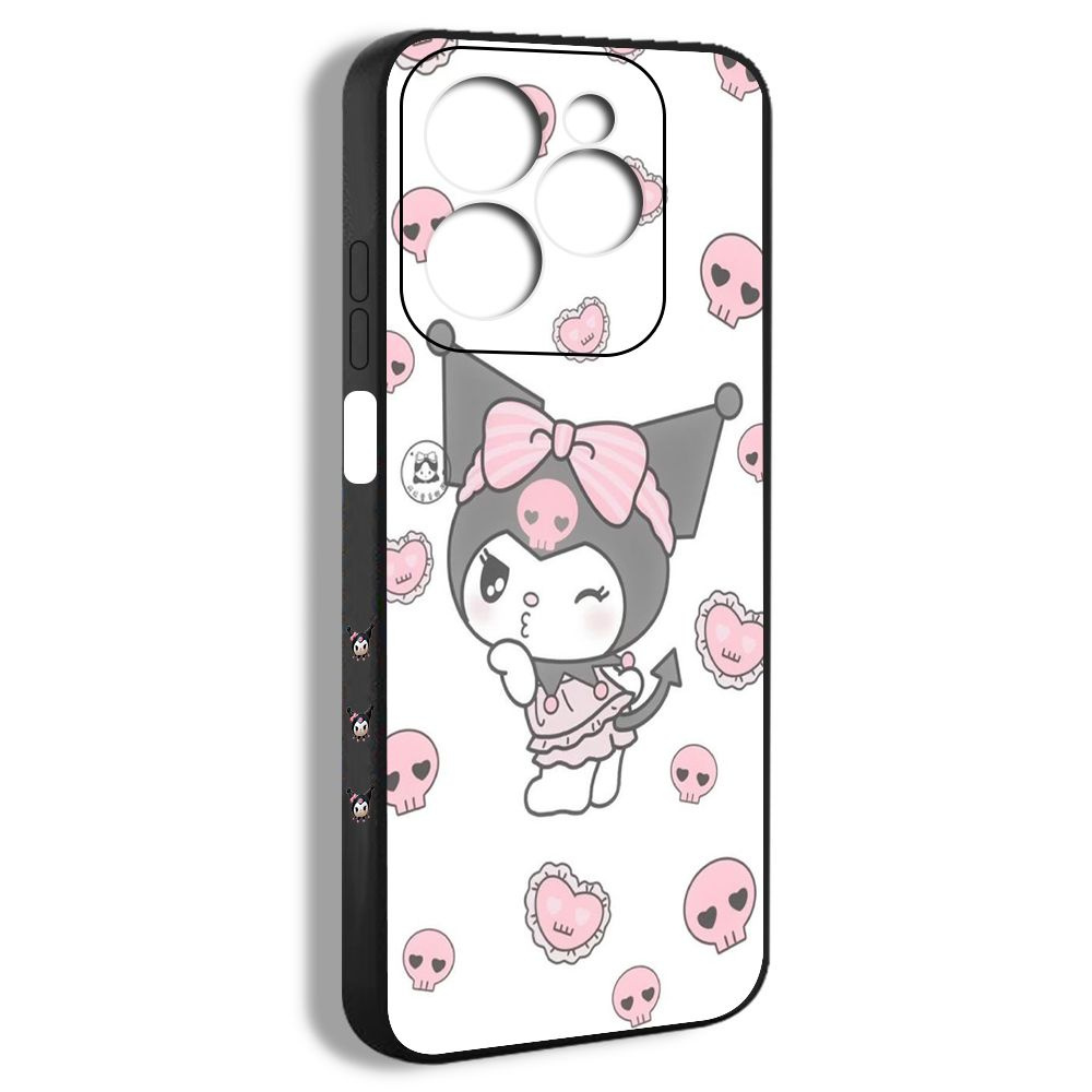 чехол для смартфона Подходит для Tecno Spark 20c Куроми Kuromi Милый Рисунок Pya40 купить с