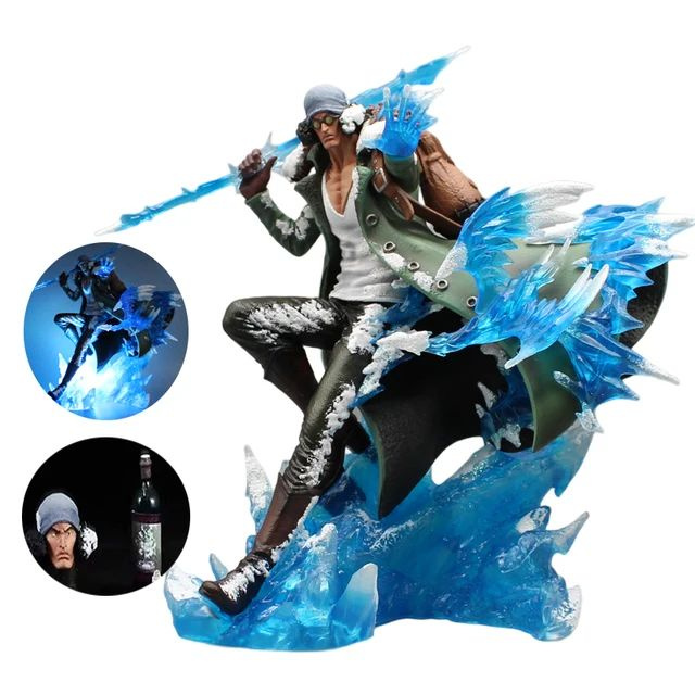 фигурка аниме (Anime One Piece Aokiji Kuzan Figurine Gk Pvc 2 Heads 2 ...