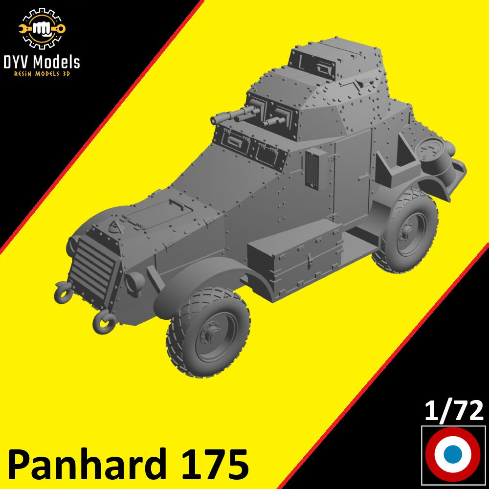 Бронеавтомобиль Panhard 175 в 72 масштабе - купить с доставкой по ...