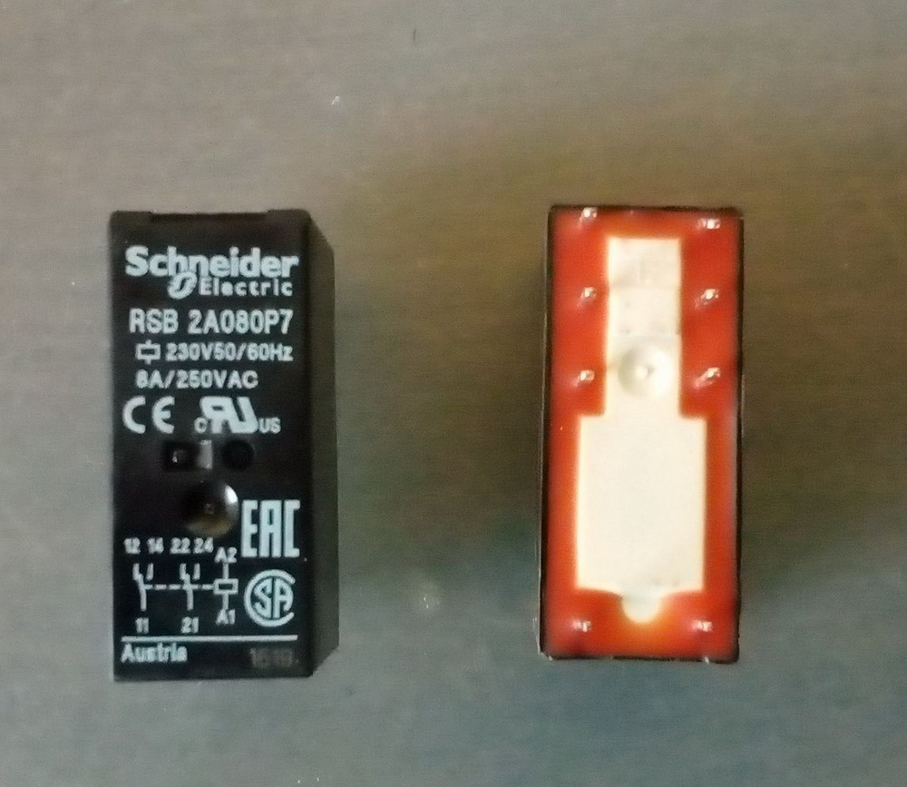 Реле 2CO 230В переменный ток Schneider Electric RSB2A080P7 - купить по ...