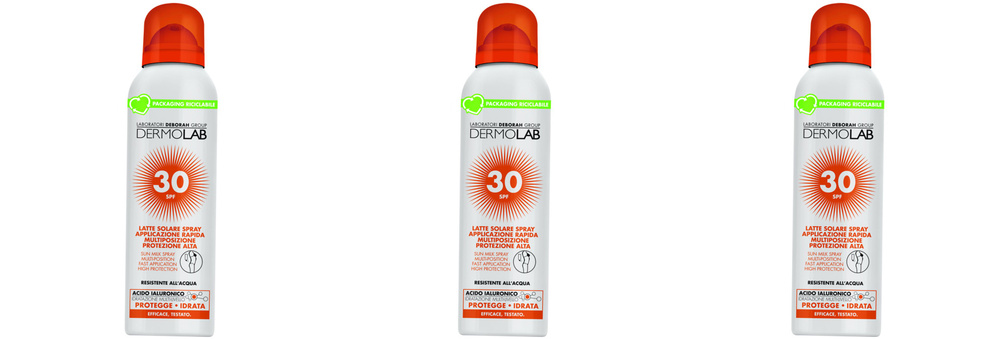 Dermolab Солнцезащитное молочко-спрей для лица и тела Deborah Sun Milk ...