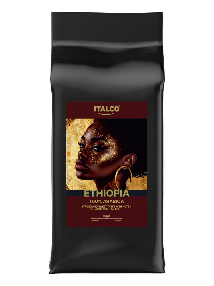 Кофе в зернах Italco Ethiopia (Эфиопия) 1кг - купить с доставкой по ...