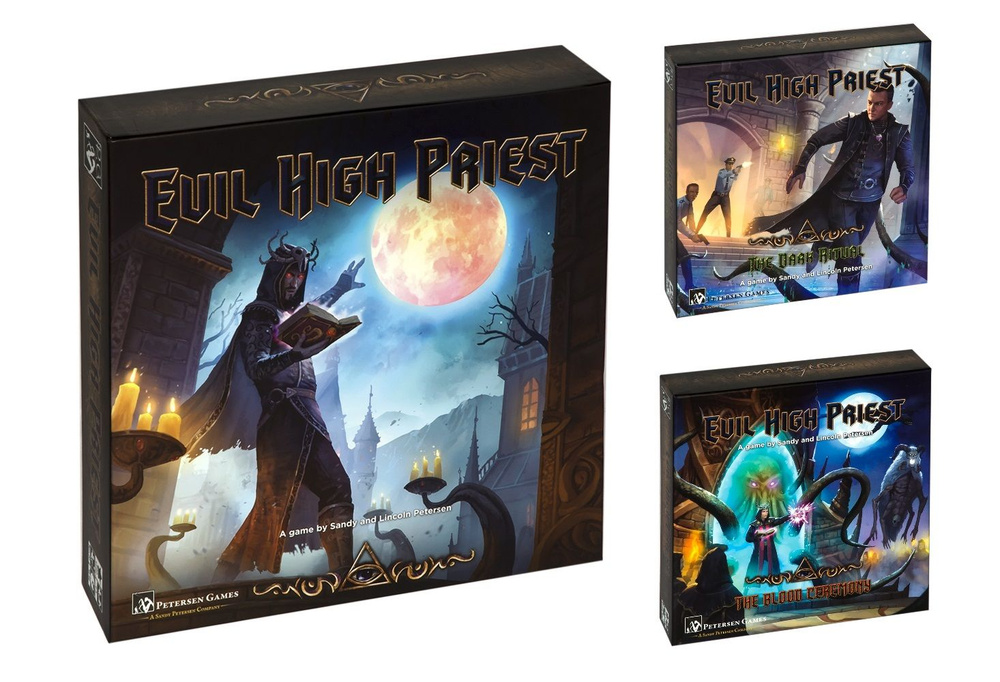 Настольная игра "Evil High Priest" и дополнения к ней: "The Dark Ritual ...