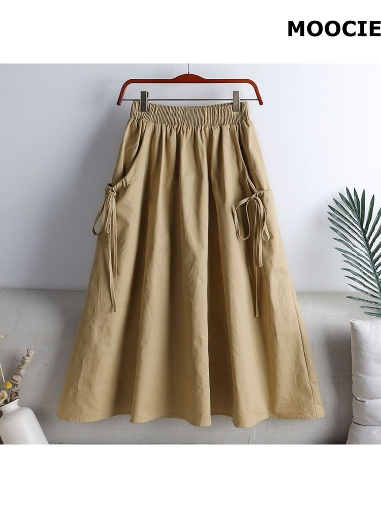 Юбка Женский MOOCIE хаки Ситец юбка-шорты, размер 46 Макси Лето купить c доставкой на OZON по ...