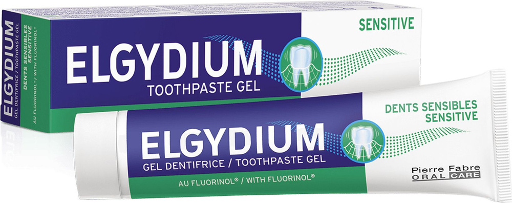Зубная паста Elgydium / Эльгидиум Sensitive реминерализирующая с фтором ...