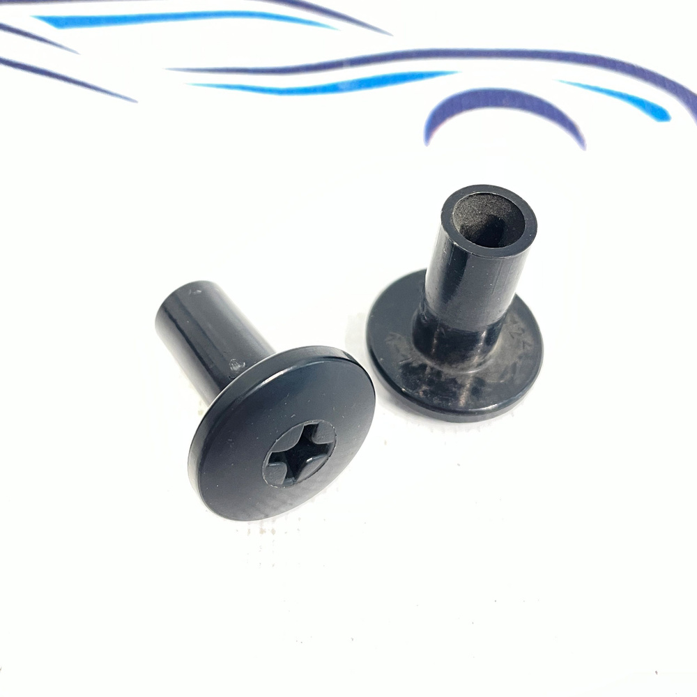 Гайка ВАЗ-2110 2112 2111 неподвижного стекла боковины (кнопка) 2шт ...