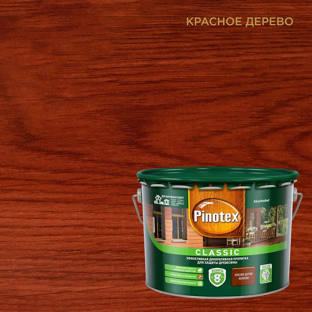 Pinotex Classic / Пинотекс Классик фасадная лазурь-антисептик для ...