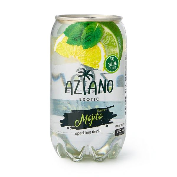 Aziano Газированный напиток, Mojito, 350 мл - купить с доставкой по ...