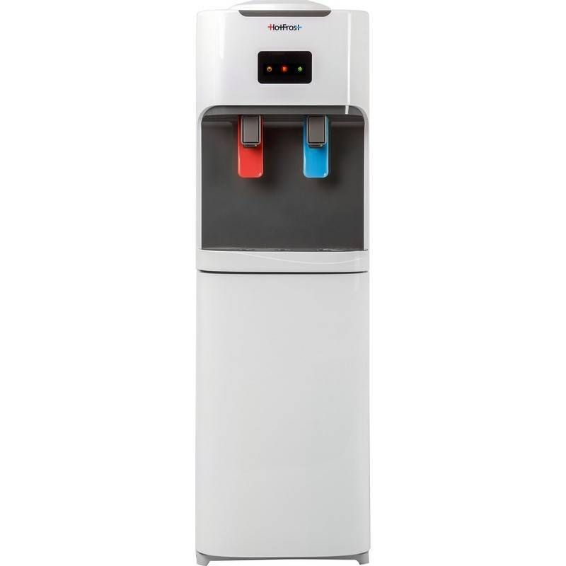 Кулер для воды HotFrost для воды V115C , компрессорный, шкафчик, белый ...