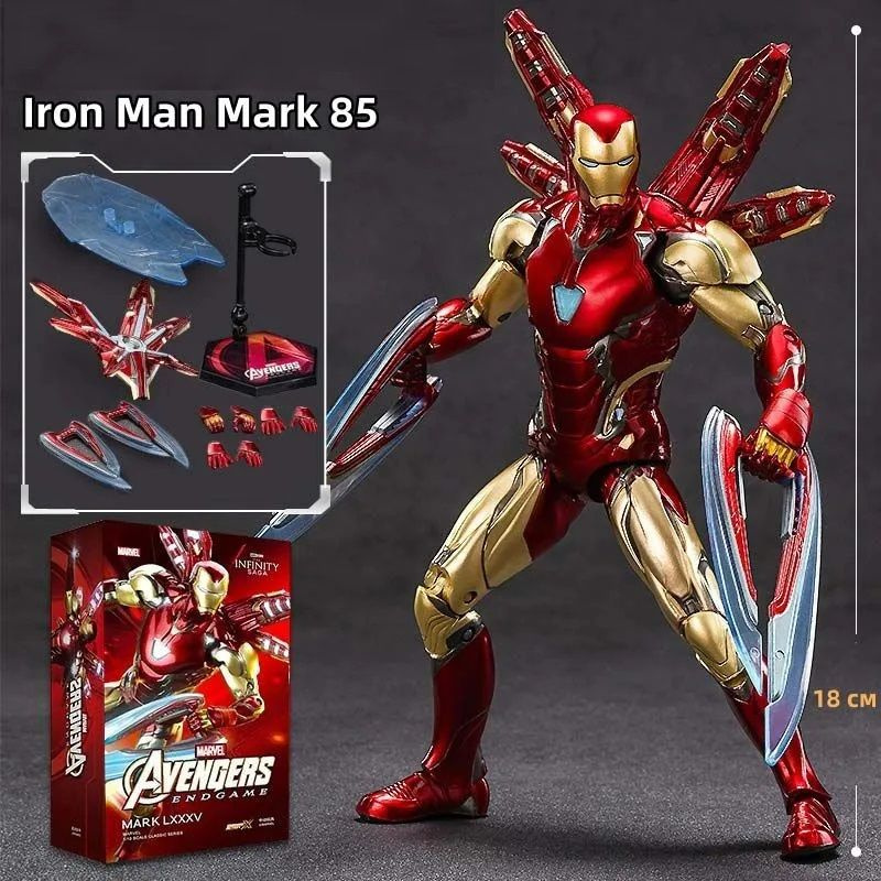 Фигурка Iron Man Mark 85 / фигурка Железный Человек / Супергерой Марвел ...