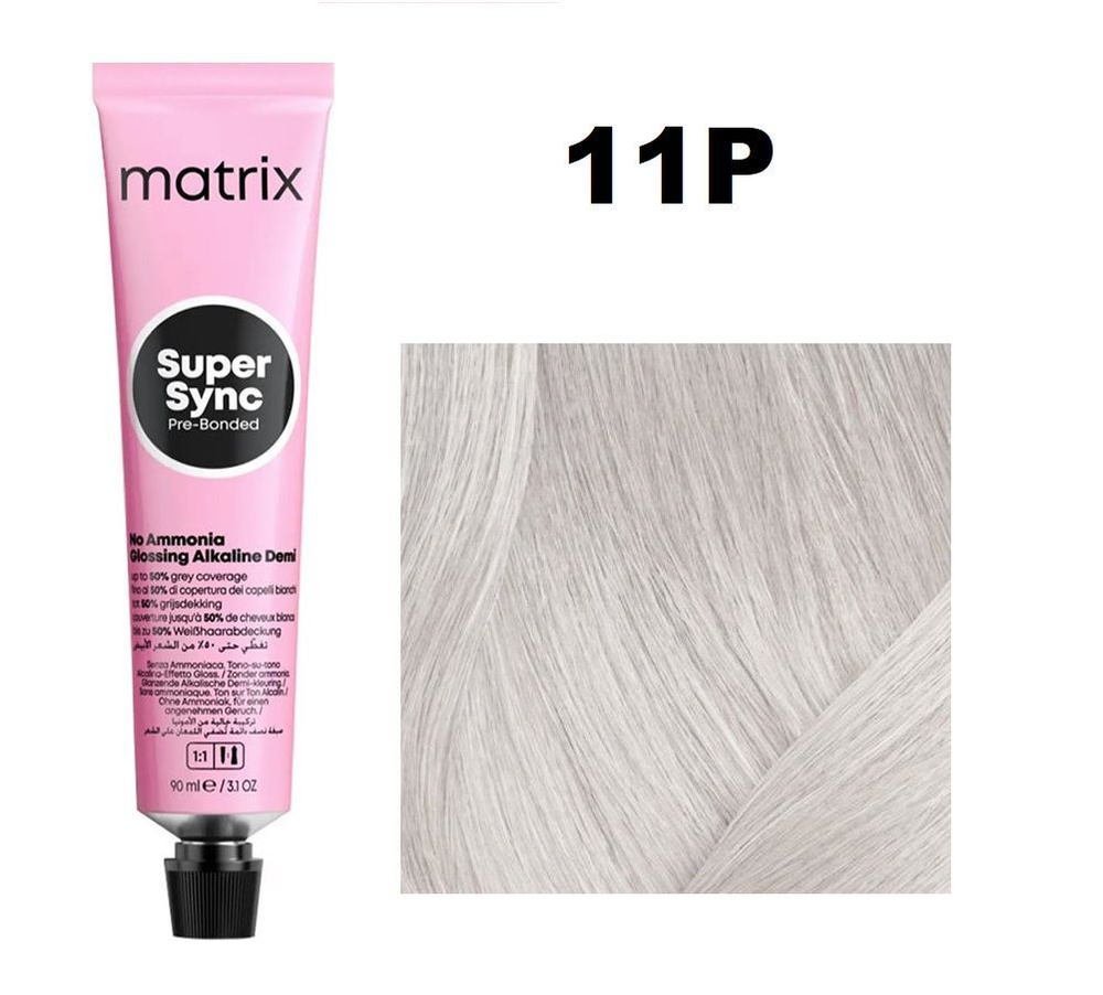 Matrix Краска без аммиака Super Sync 11P ультра светлый блондин ...