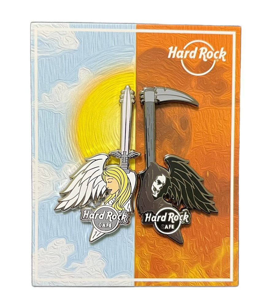 значк Hard Rock Cafe Angels and Death Complete Pin Set купить на OZON ...