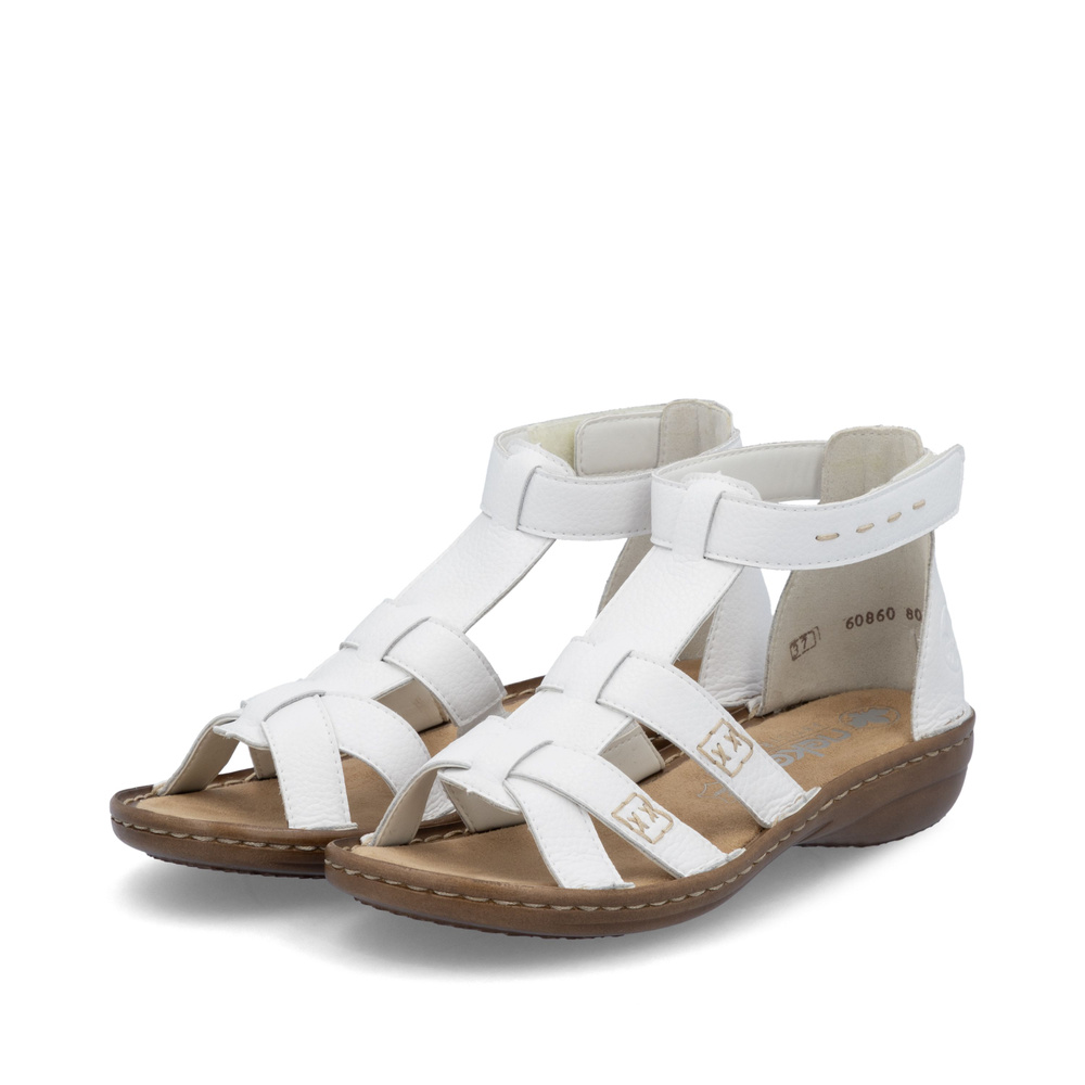 Сандалии Женский Rieker, размер 42 Натуральная кожа Мягкая стелька G Лето Швейцария Липучки ...