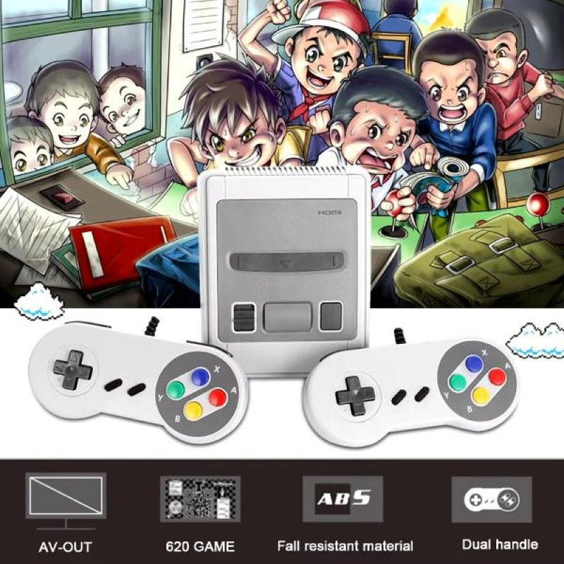 Приставка Dendy Денди 8 Bit mini SFC 620 игр купить на OZON по низкой цене (1805930712)