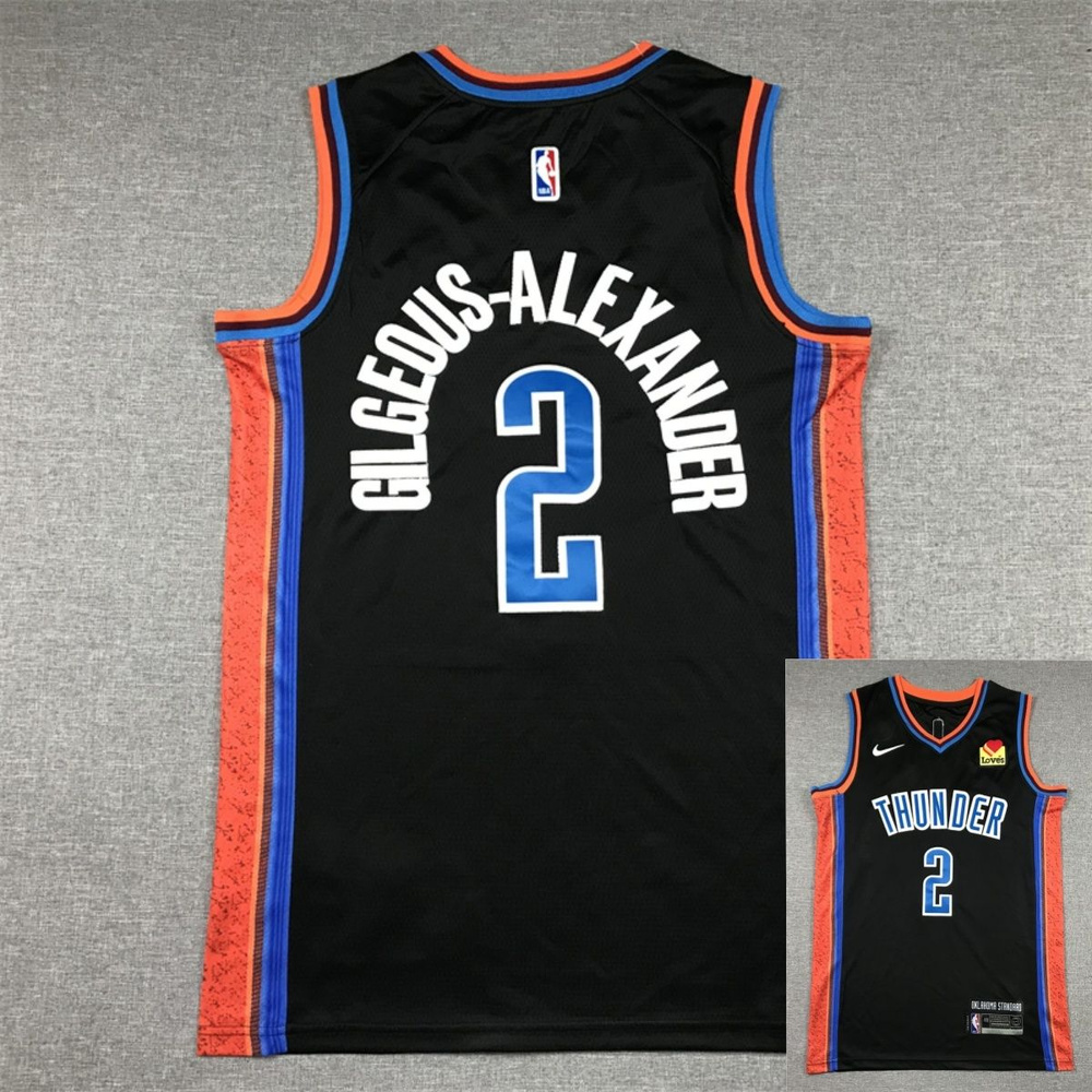 Форма баскетбольная NBA Jerseys Shai Gilgeous-Alexander Oklahoma City Thunder Баскетбольный ...