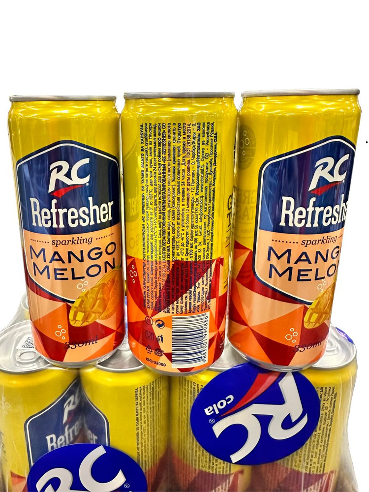 Напиток газированный RC Refresher Mango Melon 330мл,12 банок купить на ...