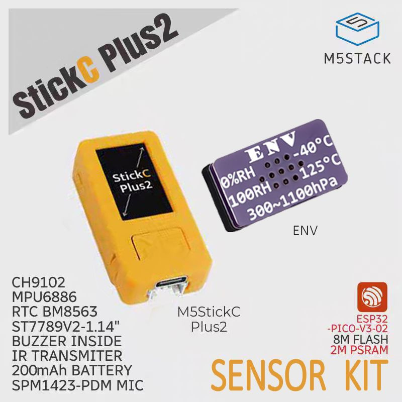 M5Stack StickC Plus2 Комплект ESP32 купить на OZON по низкой цене (1881723995)